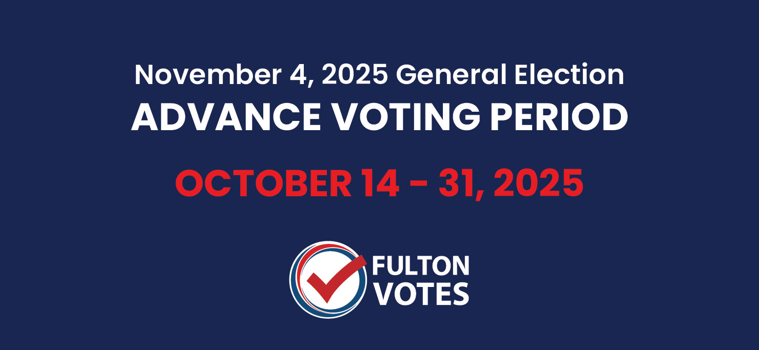 Fulton County Announces Early Voting Locations for November 4 2025 Election